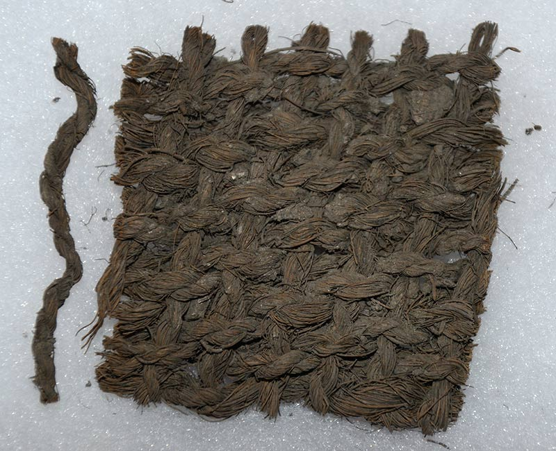 RARE PIECE OF CONFEDERATE SPANISH MOSS SADDLE BLANKET — Horse Soldier