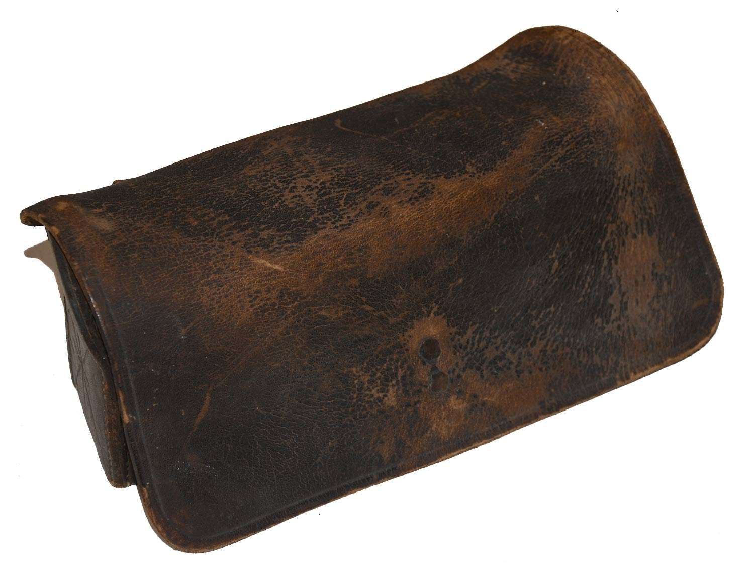 WAR OF 1812 BELLY TYPE CARTRIDGE BOX WITH WOODEN BLOCK — Horse Soldier