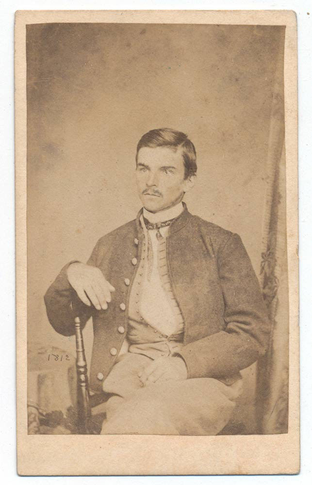 SEATED VIEW OF A CONFEDERATE ARTILLERY PRIVATE BY REES OF RICHMOND ...