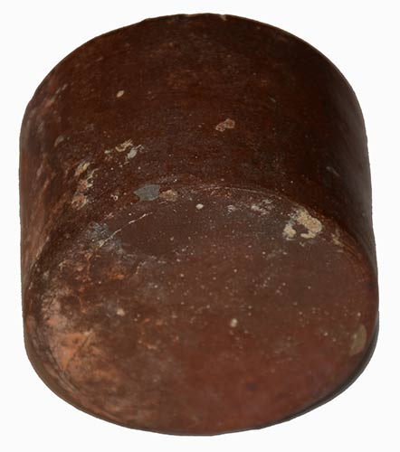 ROUND CLAY INKWELL DUG IN A CONFEDERATE CAMP AT FREDERICKSBURG — Horse ...