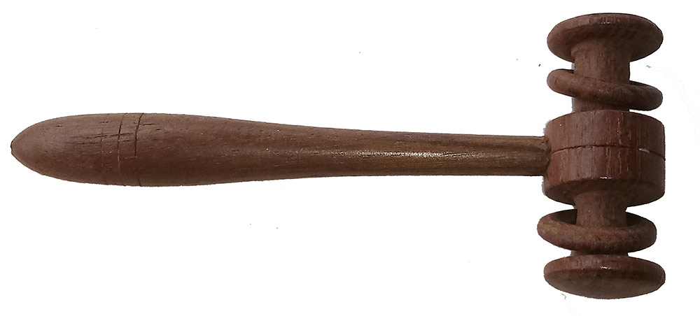 MINIATURE WOODEN GAVEL — Horse Soldier