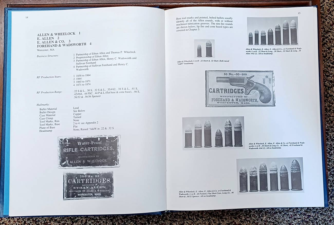 REFERENCE BOOK, “THE HISTORY AND DEVELOPMENT OF SMALL ARMS AMMUNITION ...