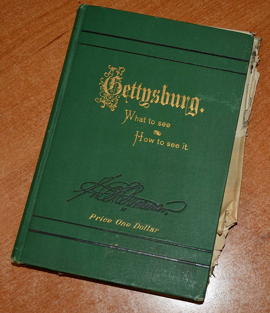 1878 SEVENTH EDITION COPY OF JOHN B. BACHELDER GUIDE BOOK ON GETTYSBURG ...