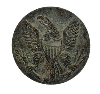 US GENERAL SERVICE EAGLE COAT BUTTON RECOVERED AT 1ST CORPS HOSPITAL ...