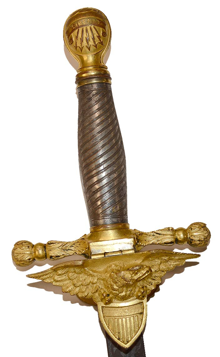 BEAUTIFUL, SCARCE AMES REVENUE MARINE SWORD PRESENTATION TO A HEAVY ...
