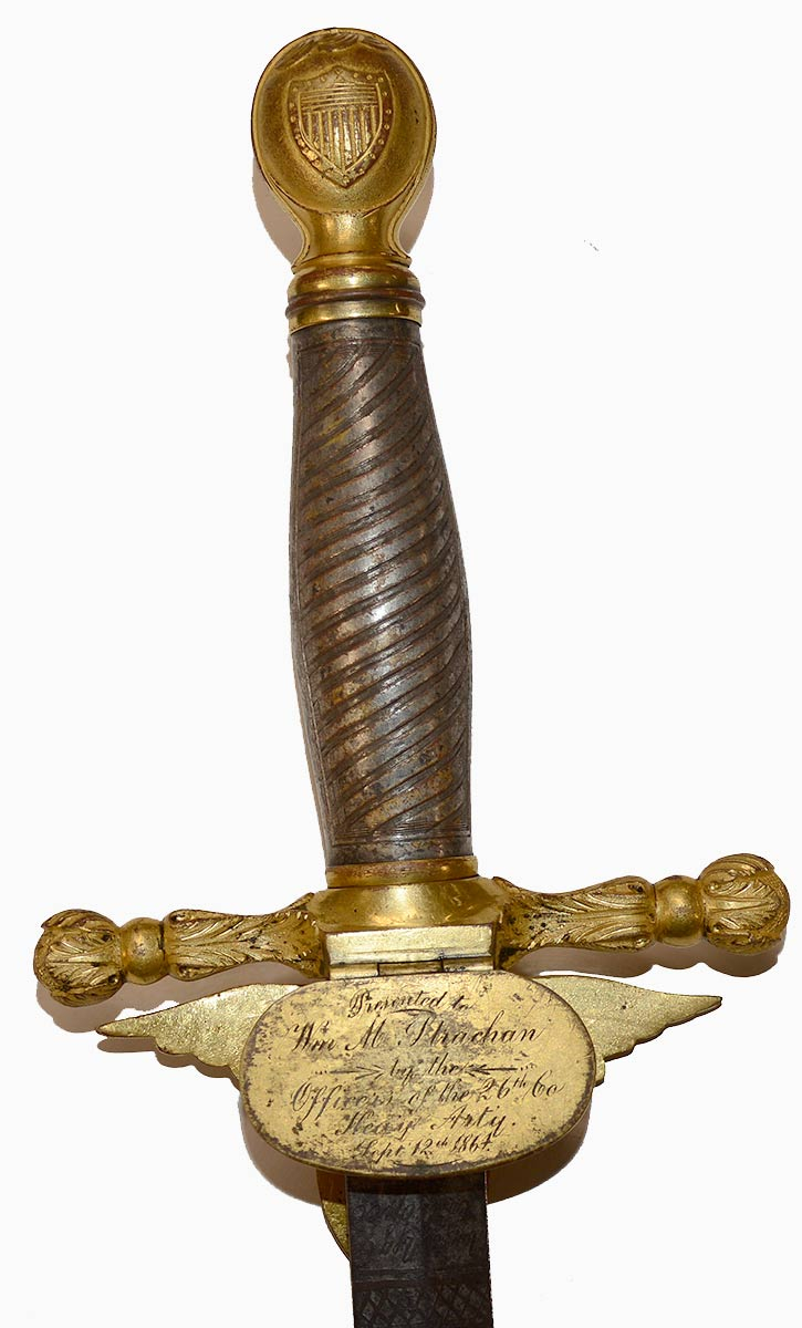 BEAUTIFUL, SCARCE AMES REVENUE MARINE SWORD PRESENTATION TO A HEAVY ...