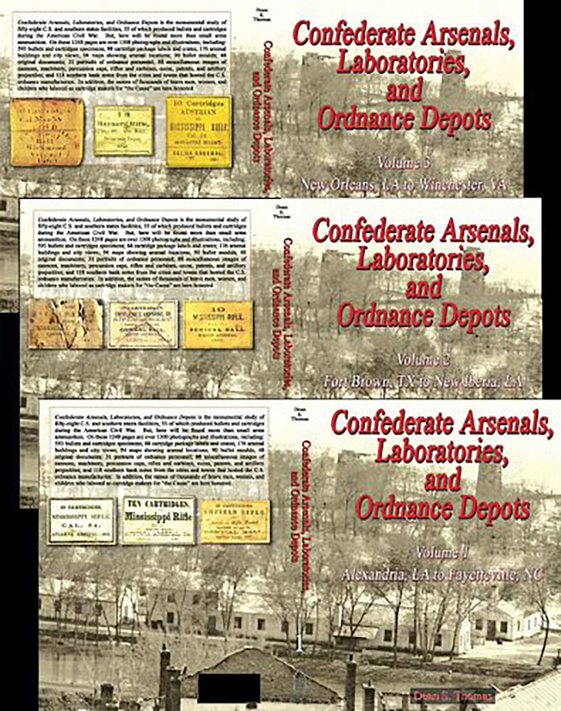 THREE-VOLUME SET, “CONFEDERATE ARSENALS, LABORATORIES AND ORDNANCE ...