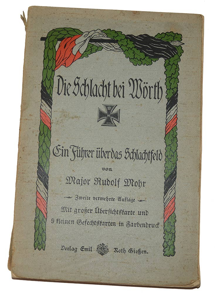 1911 STUDY IN GERMAN OF THE 1870 BATTLE OF WORTH IN THE FRANCO ...