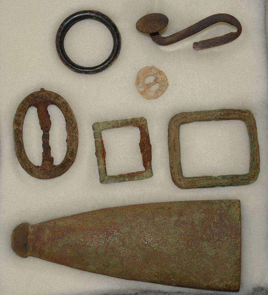 SMALL COLLECTION OF RELICS FROM THE FRANCO-PRUSSIAN WAR BATTLE OF WORTH ...