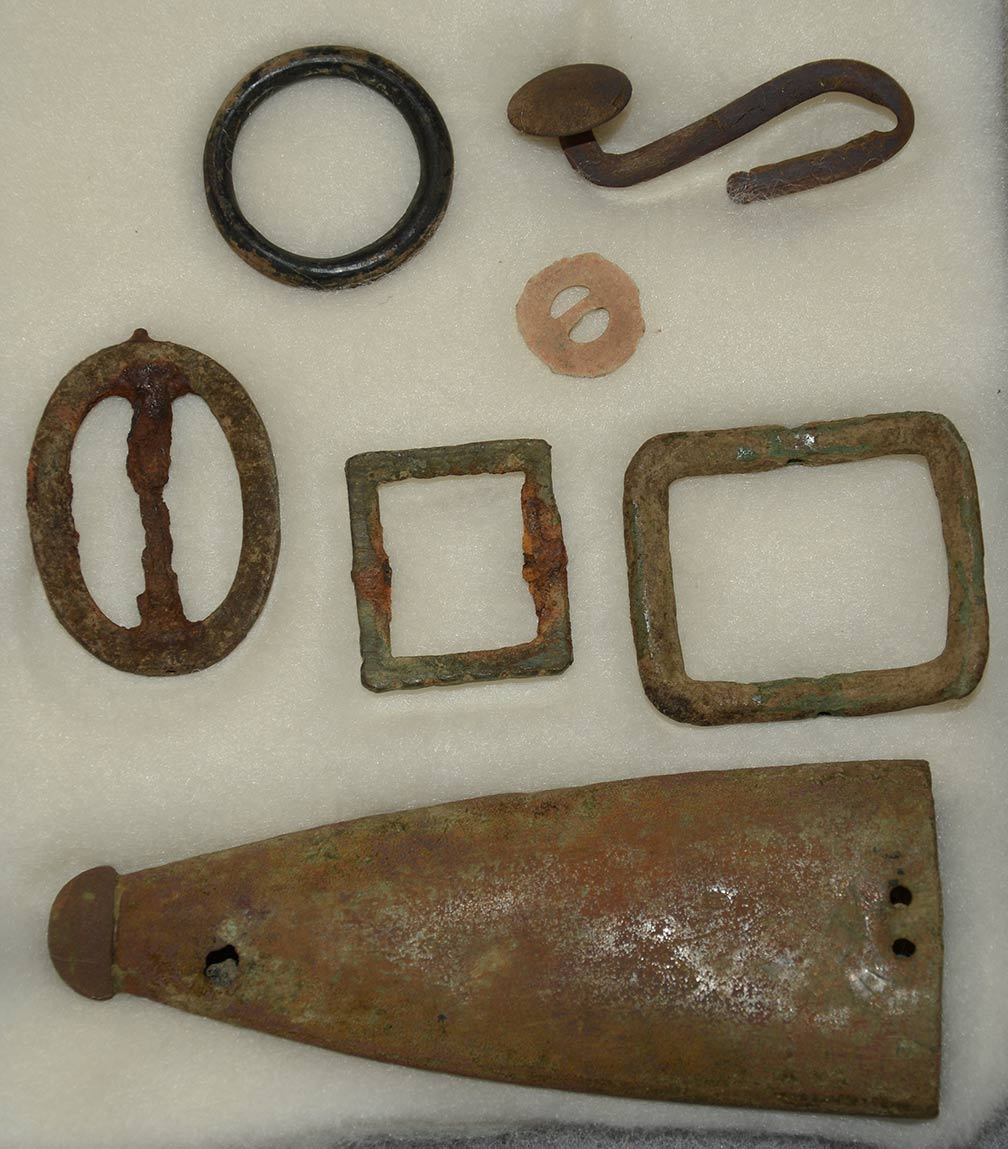 SMALL COLLECTION OF RELICS FROM THE FRANCO-PRUSSIAN WAR BATTLE OF WORTH ...
