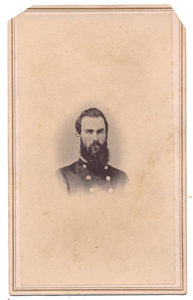 CDV OF UNIDENTIFIED CONFEDERATE OFFICER FROM AN AUGUSTA, GEORGIA ALBUM ...