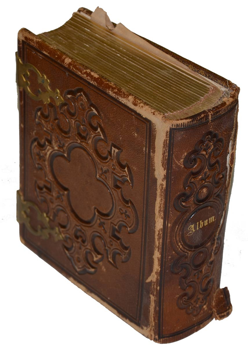 CDV ALBUM OF CIVILIAN IMAGES, ALONG WITH TWO MILITARY IMAGES — Horse ...