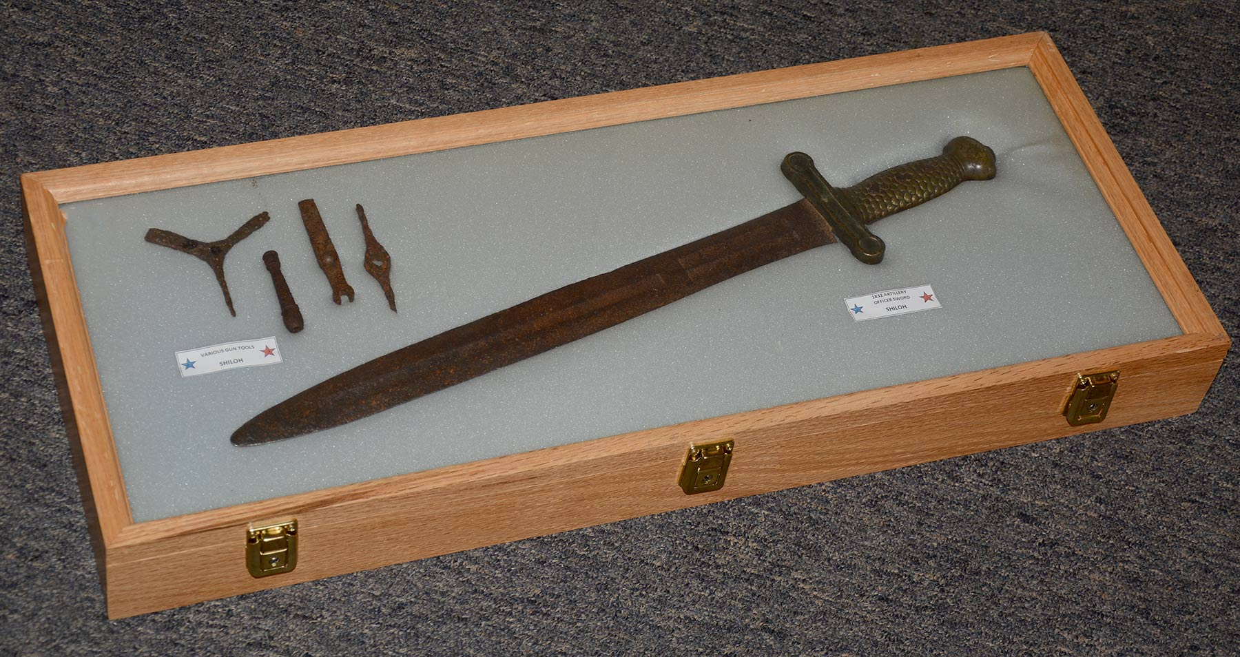 MODEL 1832 ARTILLERY SHORT SWORD & MUSKET TOOLS DUG AT SHILOH — Horse ...