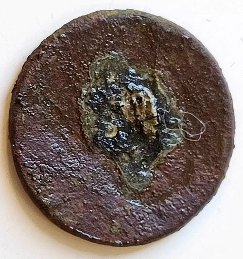CONTINENTAL ARTILLERY BUTTON – CONNECTICUT VILLAGE — Horse Soldier