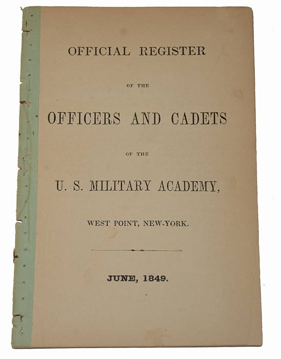 OFFICIAL REGISTER OF OFFICERS AND CADETS OF THE U.S. MILITARY ACADEMY ...