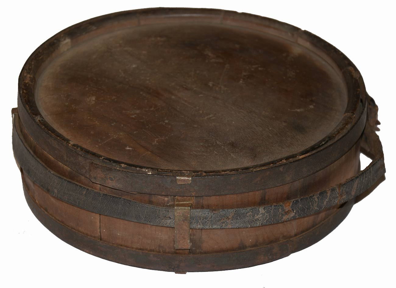 EXCEPTIONAL LATE-WAR CONFEDERATE WOOD CANTEEN, BROUGHT HOME BY A. H ...