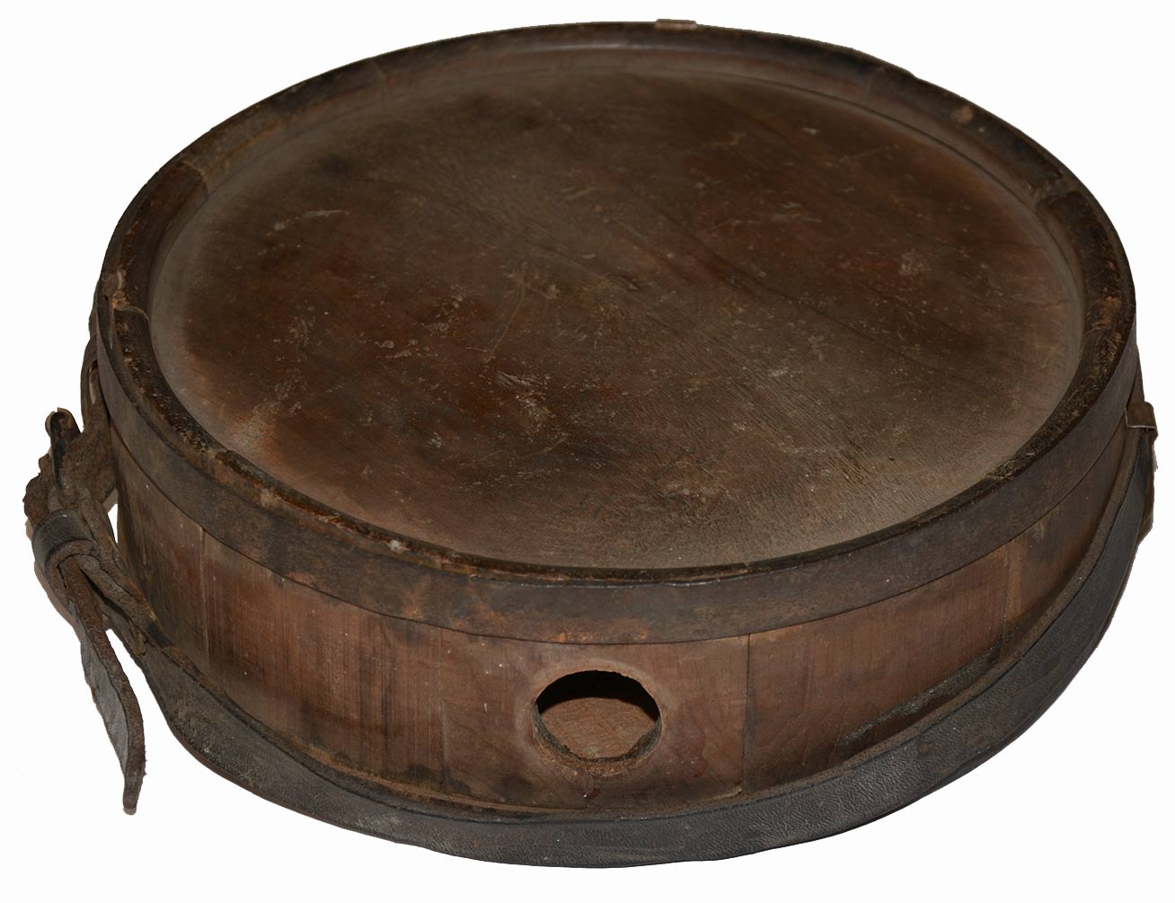 EXCEPTIONAL LATE-WAR CONFEDERATE WOOD CANTEEN, BROUGHT HOME BY A. H ...