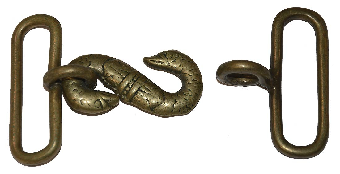COMPLETE ENGLISH SNAKE BUCKLE — Horse Soldier