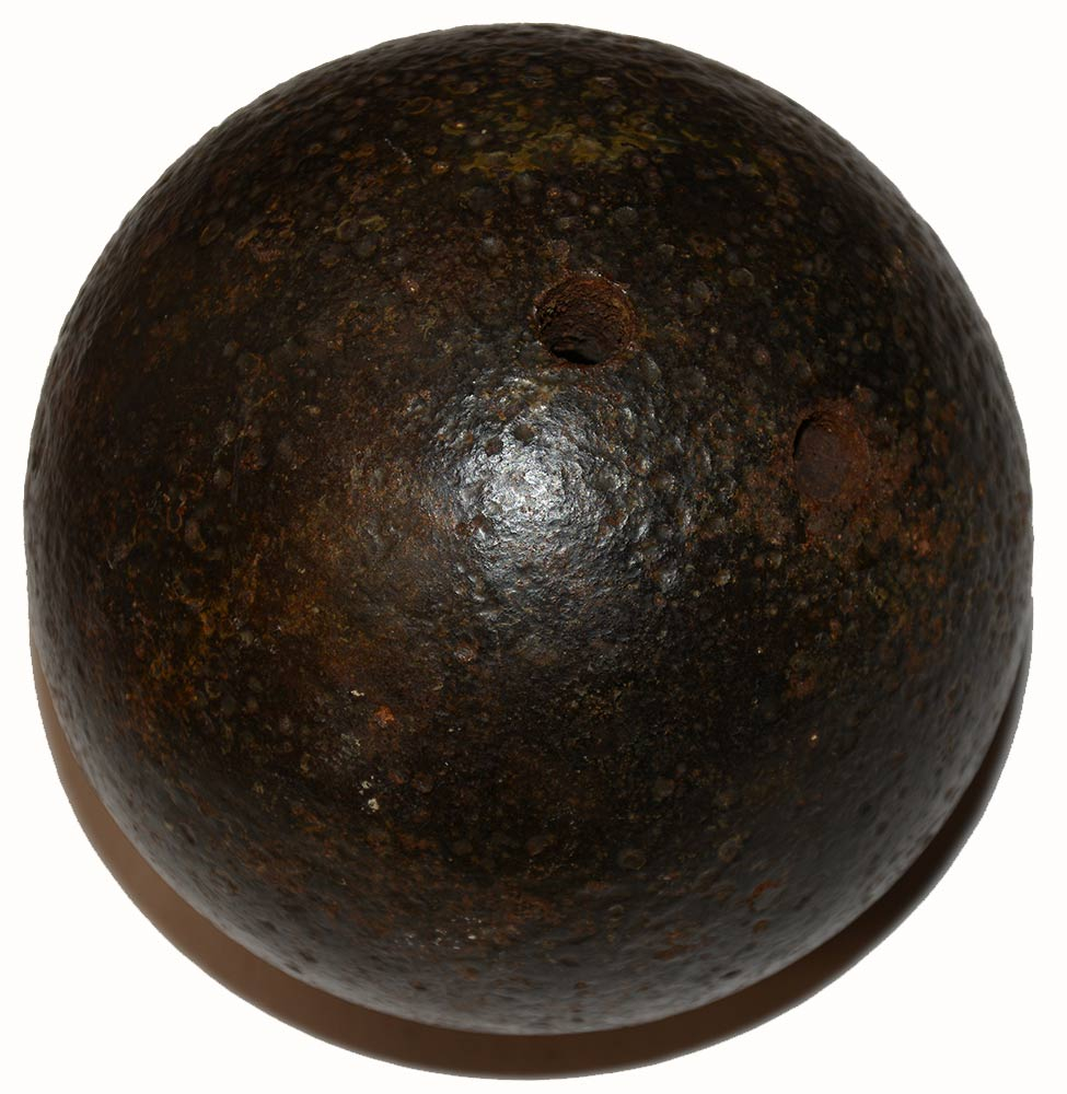 US 12-POUNDER SPHERICAL BORMANN CASE SHOT SHELL FROM GETTYSBURG — Horse ...