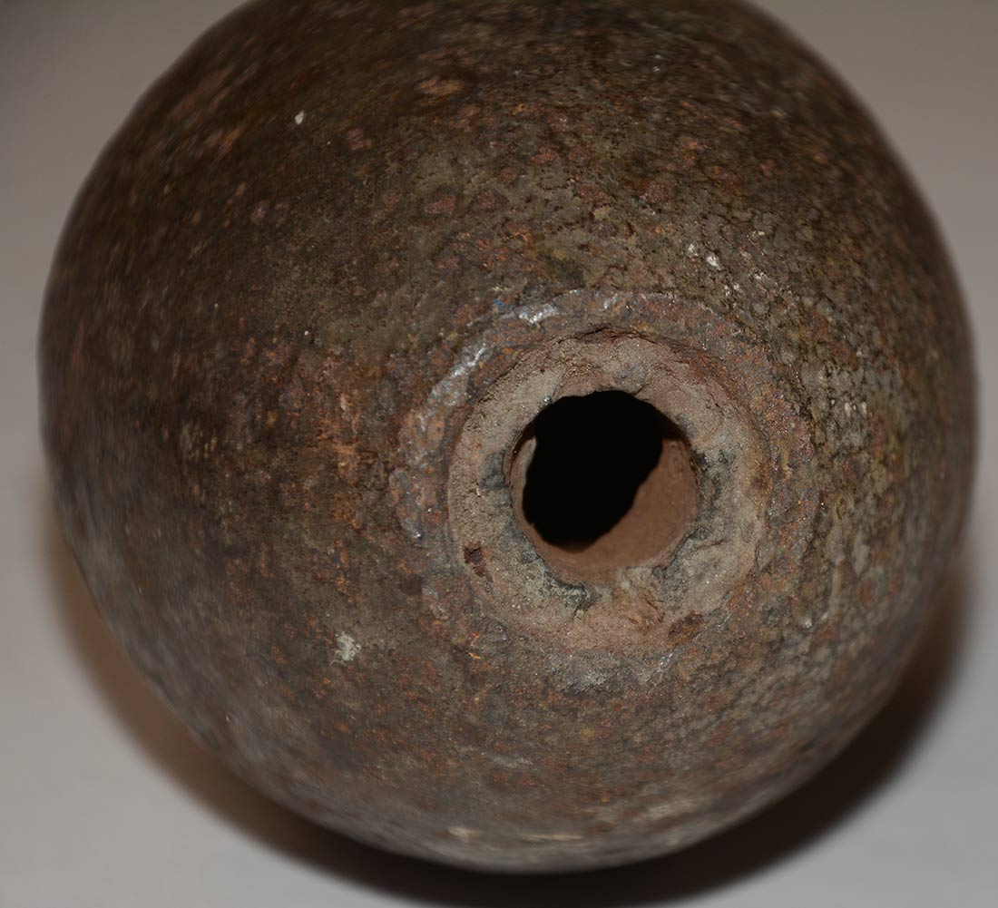 NICE U.S. 3.67” SCHENKL SHELL FROM GETTYSBURG — Horse Soldier