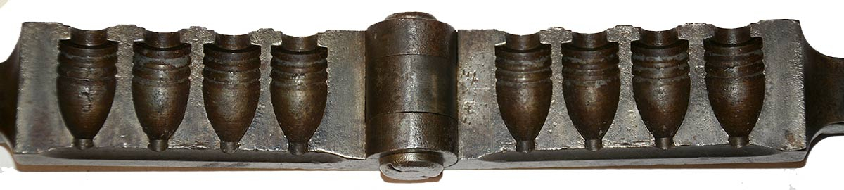 SCARCE HARPERS FERRY-MADE, FOUR-CAVITY .58 CALIBER GANG MOLD — Horse ...