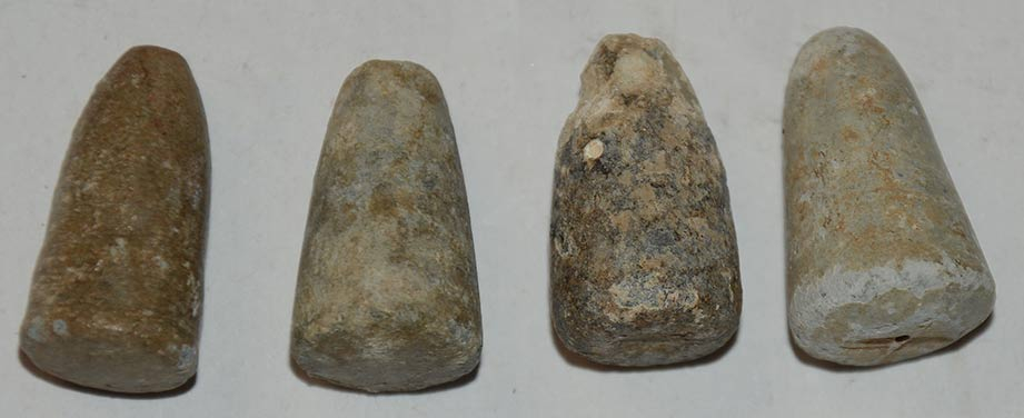 LOT OF FOUR PICKET BULLETS — Horse Soldier