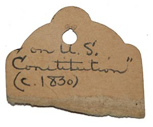 GUN POWDER "PASS BUCKET" FROM THE USS CONSTITUTION — Horse Soldier