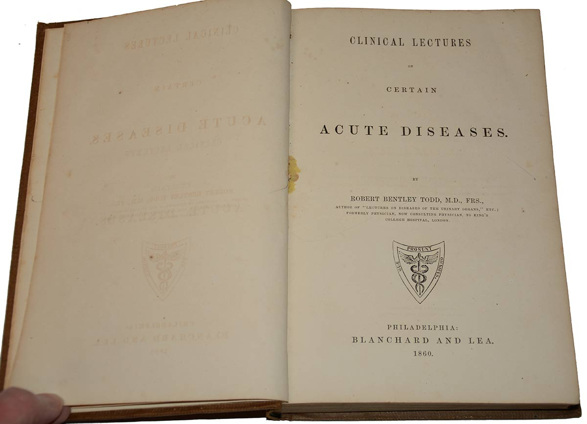 US CIVIL WAR MEDICAL TEXTBOOK ID TO 12TH NEW JERSEY SURGEON — Horse Soldier