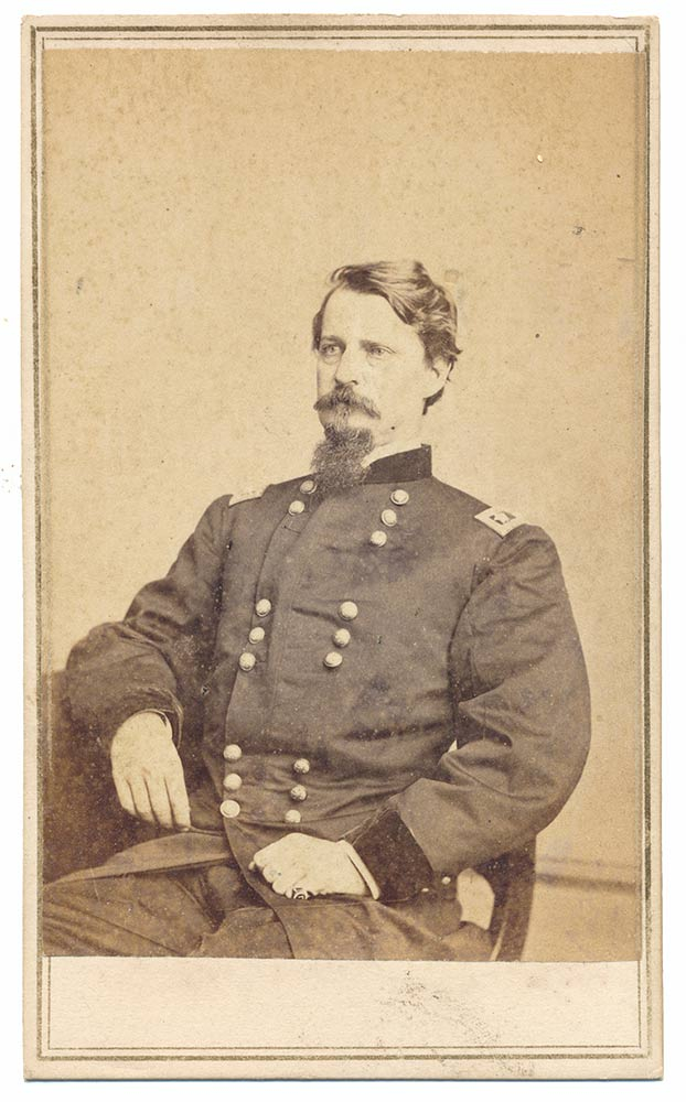 VERY NICE SEATED VIEW OF MAJOR GENERAL WINFIELD SCOTT HANCOCK ...