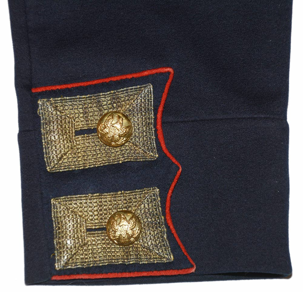 REGULATION MODEL 1833/34 US ARTILLERY DRESS COATEE, MEXICAN WAR WORN ...