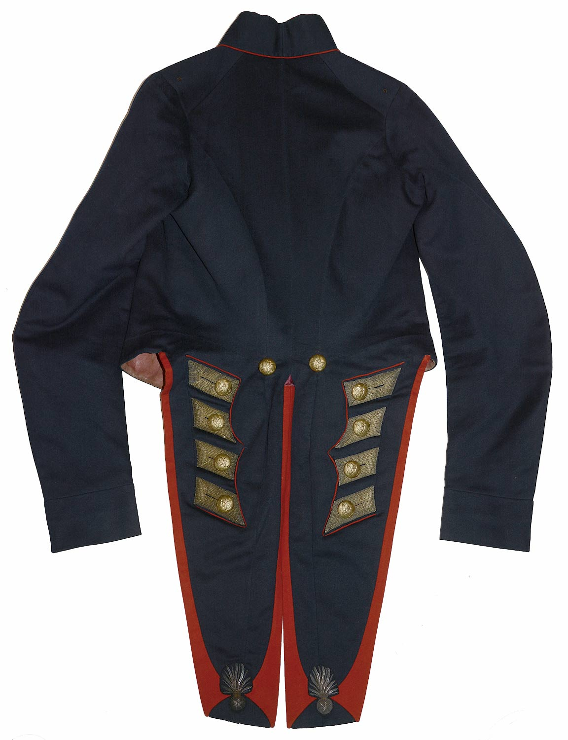 REGULATION MODEL 1833/34 US ARTILLERY DRESS COATEE, MEXICAN WAR WORN ...