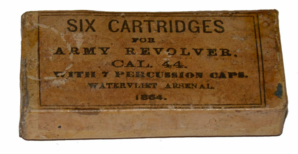 FULL PACK OF .44 CALIBER “ARMY REVOLVER” CARTRIDGES – WATERVLIET ...