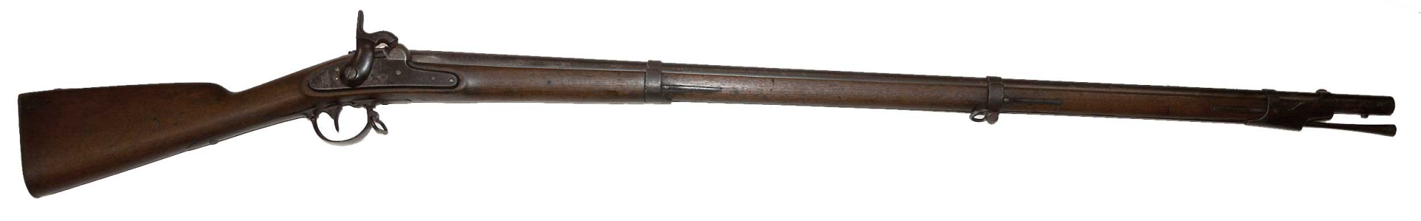 PRE-MEXICAN WAR MODEL 1842 MUSKET, IDENTIFIED AND CONFEDERATE C & R ...