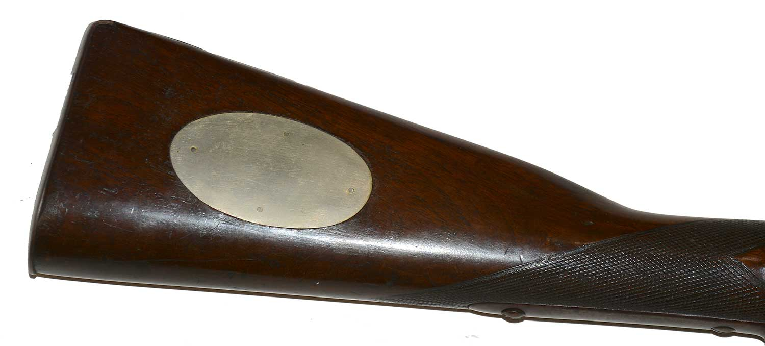 VERY ATTRACTIVE, SILVER INLAID 1830s US MILITIA PRIZE MUSKET WITH LEMAN ...