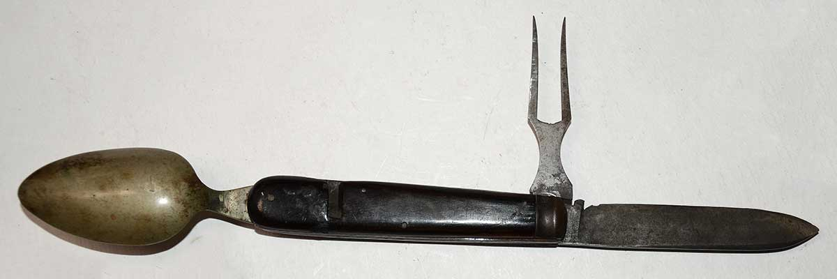 KNIFE / FORK / SPOON COMBINATION UTENSIL — Horse Soldier