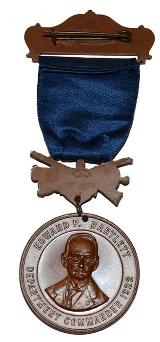 1923 DEPARTMENT OF ILLINOIS GAR BADGE — Horse Soldier