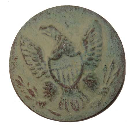 US GENERAL SERVICE EAGLE COAT BUTTON RECOVERED AT 3RD CORPS HOSPITAL ...