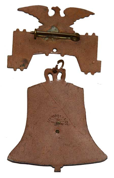 33rd NATIONAL ENCAMPMENT GAR BADGE, PHILADELPHIA, PA — Horse Soldier