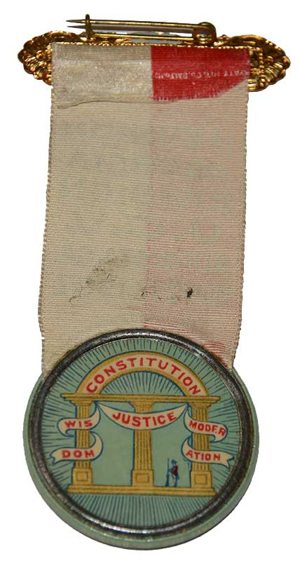 UCV REUNION GEORGIA DIVISION, AUGUSTA, GEORGIA RIBBON 1907 — Horse Soldier