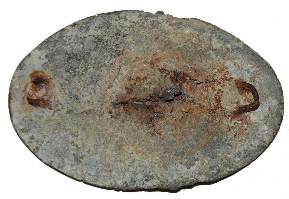 VERY INTERESTING STRUCK US CIVIL WAR PATTERN 1839 CARTRIDGE BOX PLATE ...