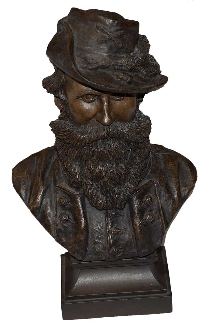 GENERAL “JEB” STUART BUST BY RON TUNISON — Horse Soldier