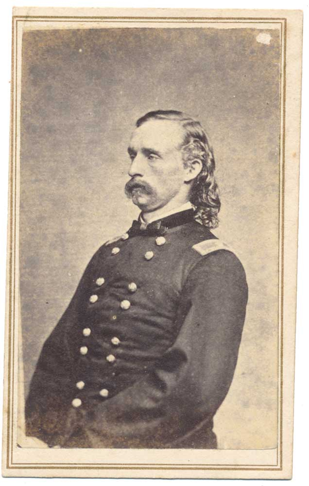 MATTHEW BRADY CDV OF CUSTER AS BRIGADIER GENERAL BY MONROE MICHIGAN ...