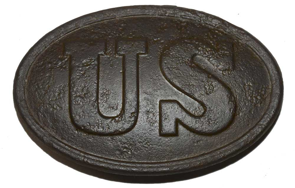 US CIVIL WAR PATTERN 1839 CARTRIDGE BOX PLATE RECOVERED AT ...