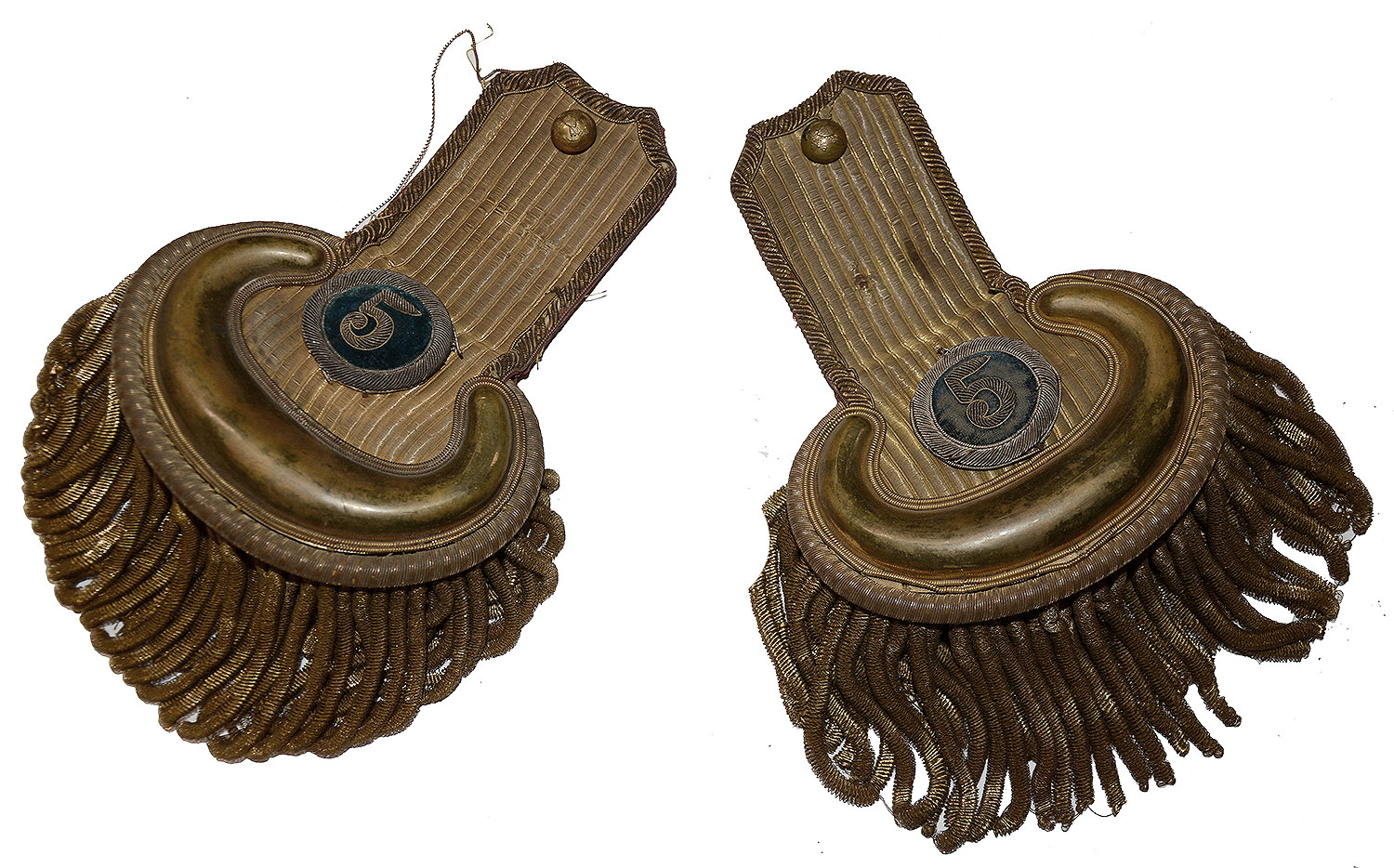 FIFTH INFANTRY CAPTAIN’S EPAULETS AND KEPI — Horse Soldier
