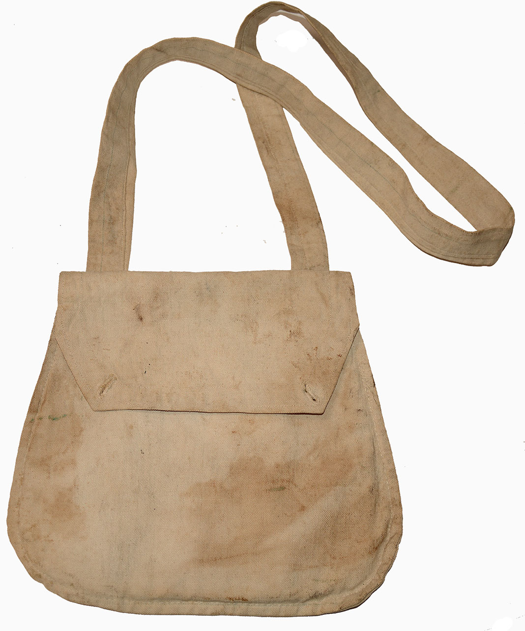 ORIGINAL LINEN CIVIL WAR STATE OF MASSACHUSETTS HAVERSACK — Horse Soldier