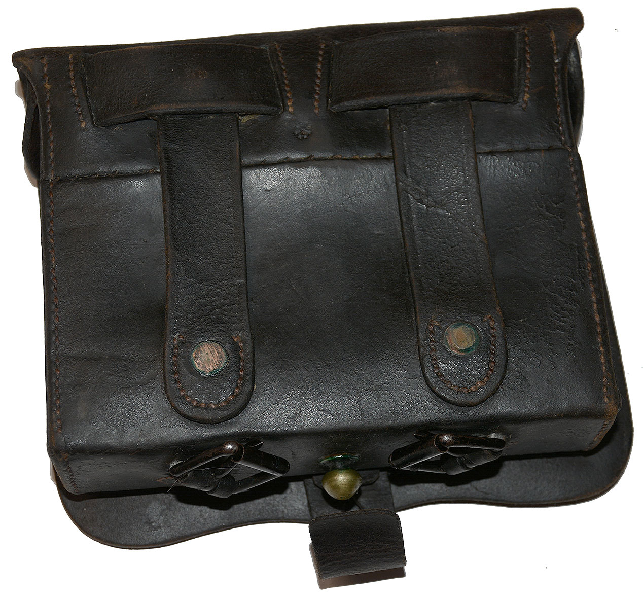 U.S. PATTERN 1861 INFANTRY CARTRIDGE BOX MARKED “WATERTOWN ARSENAL 1864 ...