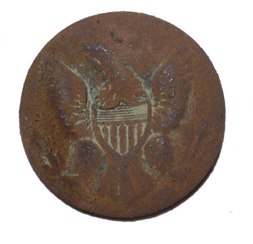 US GENERAL SERVICE EAGLE COAT BUTTON RECOVERED AT 3RD CORPS HOSPITAL ...