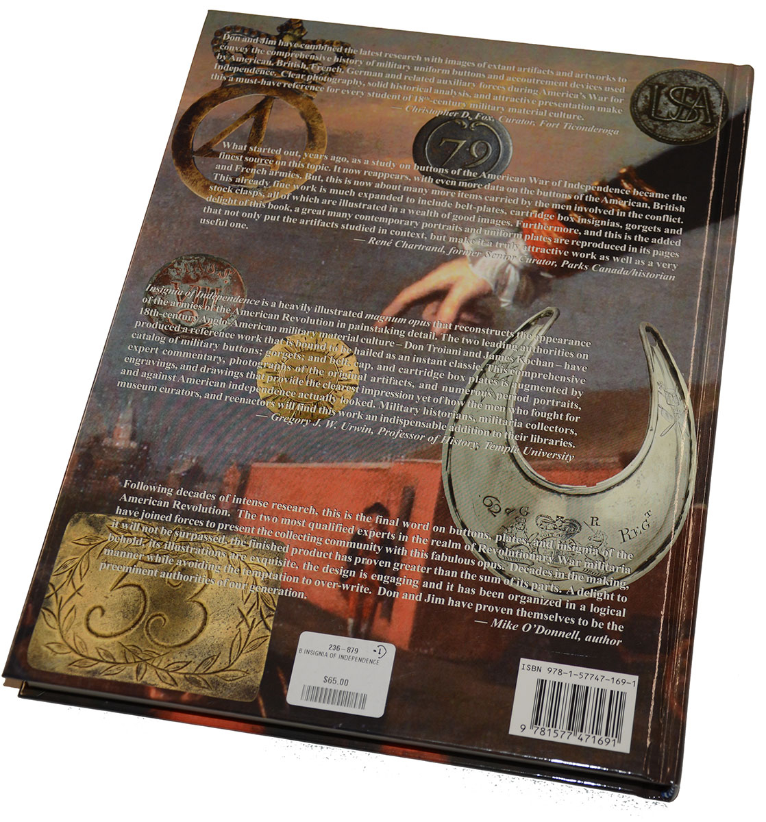 EXCELLENT REFERENCE BOOK ON REVOLUTIONARY WAR BUTTONS AND PLATES FROM ...