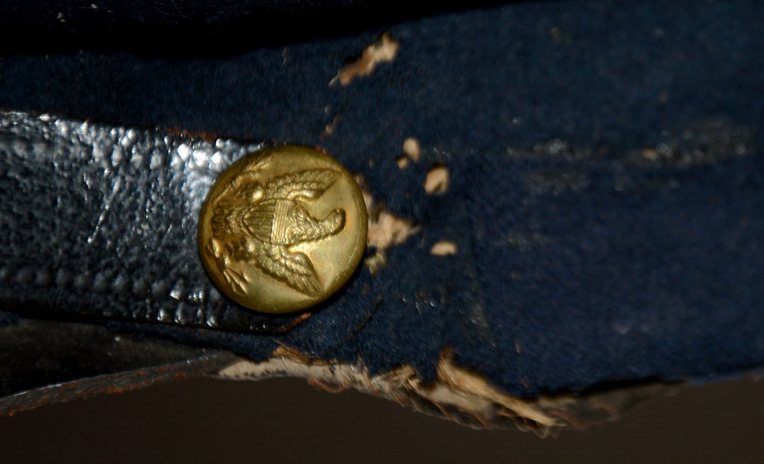 US CIVIL WAR FEDERAL ISSUE FORAGE CAP WITH MAKER’S LABEL — Horse Soldier