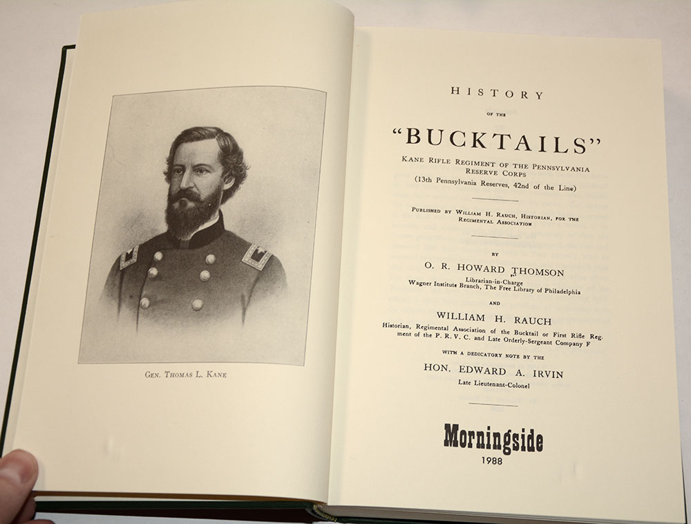 LIKE NEW COPY OF “HISTORY OF THE BUCKTAILS” 13TH PENNSYLVANIA RESERVES ...